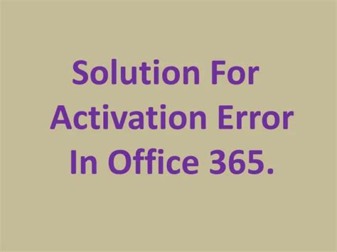 Ppt Solutions For Installation Error Code 30180 28 In Office 3652019