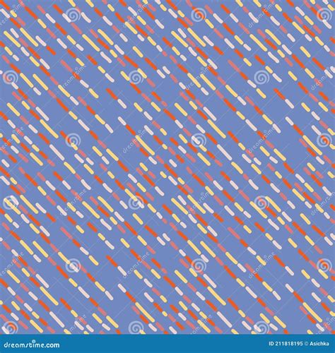 Vector Seamless Parallel Diagonal Overlapping Colorful Lines Pattern Background Stock Vector