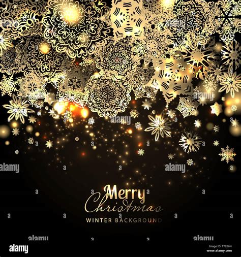 Snowflake Background Vector Holiday Backdrop Stock Vector Image And Art Alamy
