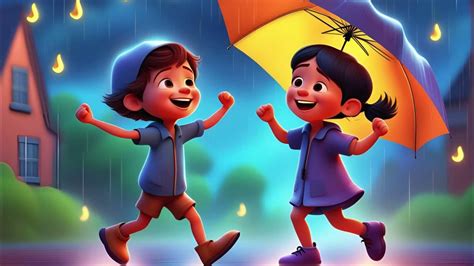 Веселий дощик Дитяча пісня Веселі пісні для дітей Youtube