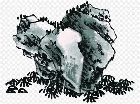 手绘山石PNG图片素材下载 图片编号9733941 PNG素材网