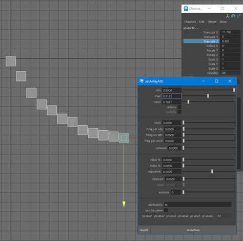 set array attribute for maya free modeling scripts plugins