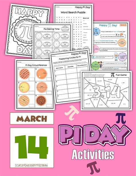Pi Day Activities 2025 Frederick Englert