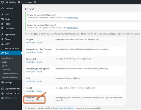how to migrate your website from squarespace to wordpress