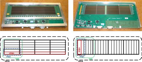 Top Row Silicon Strip Detector Ssd Plane Front And Rear Side