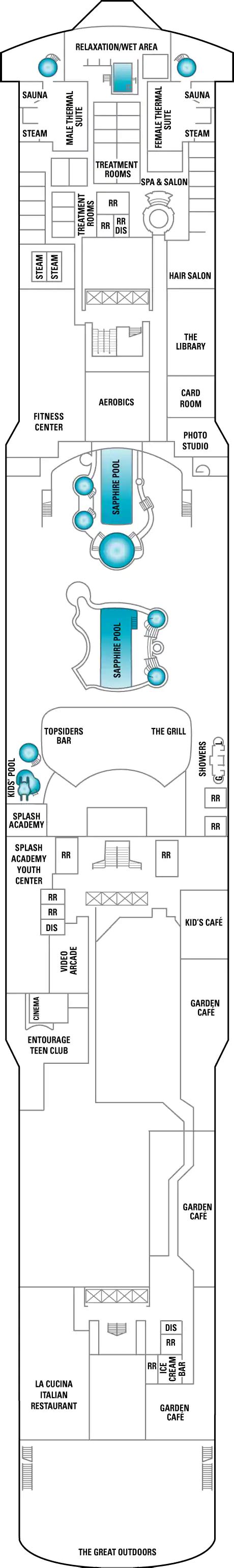 Norwegian Jewel Deck Plan Norwegian Cruise Line Rol Cruise