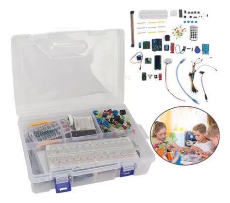 Básico Kit Compatible Con Arduino Uno Proyecto Super Starter Meses Sin Interés