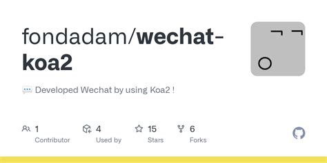 Github Fondadamwechat Koa2 Speechballoon Developed Wechat By
