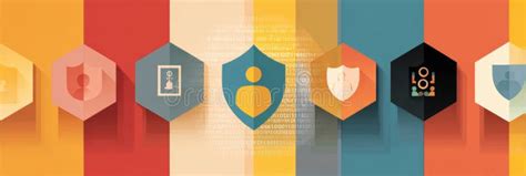 Data Privacy Infographic Highlighting User Protection With Shield Icons And Layered Security