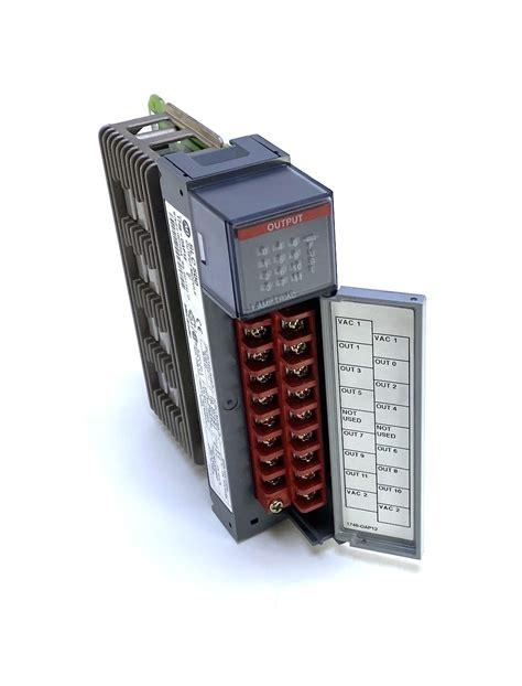 Allen Bradley 1746 Oap12 Slc 500 Ser C 1 Amp Triac Output Module Electrical Power And Control