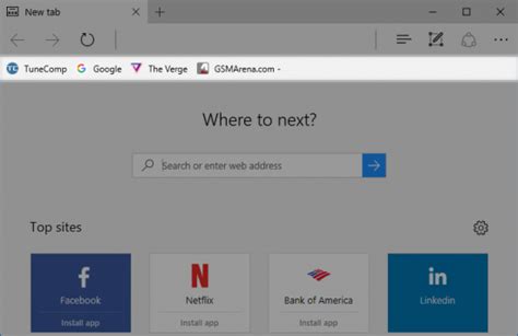 How To Show The Favorites Bar In Microsoft Edge