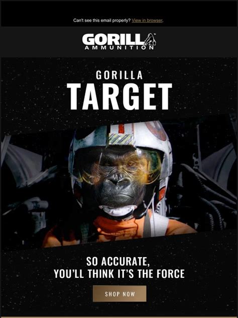 Gorilla Ammunition Youve Switched Off Your Targeting Computer Milled