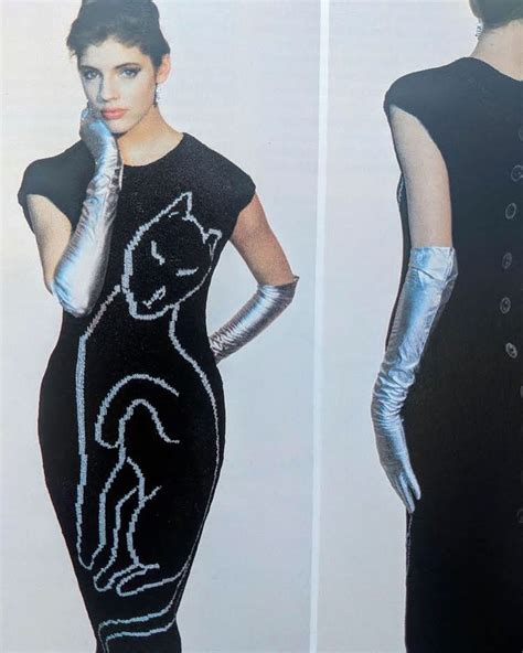 10 Lovely Cat Themed Knitting Patterns From The 1980s ~ Vintage Everyday