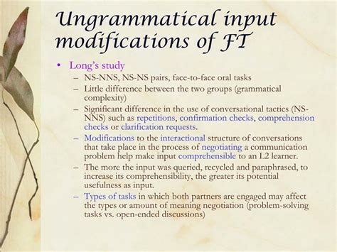 Ppt Input And Interaction And Second Language Acquisition Powerpoint Presentation Id 3011760