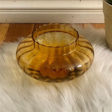 Amber Candy Dish Etsy