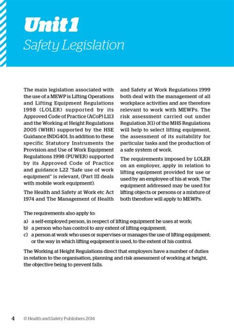 MEWP Safety Guide Book