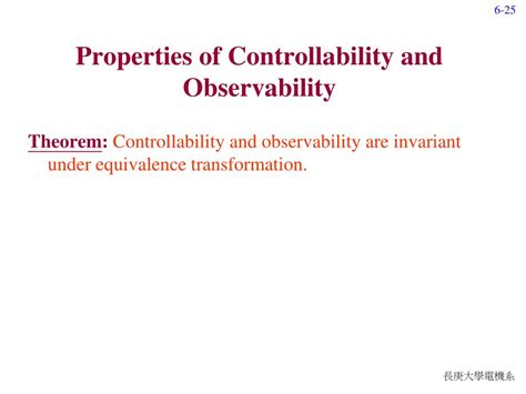 Ppt Chapter 6 Controllability And Observability Powerpoint