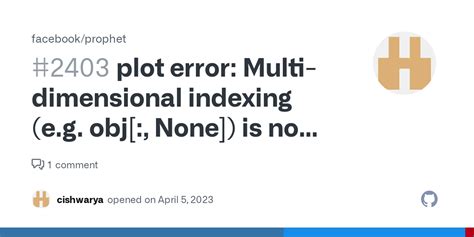 Plot Error Multi Dimensional Indexing Eg Obj None Is No Longer