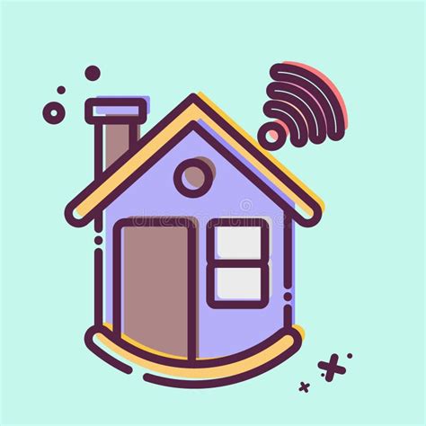 Icon Smart Building Related To Icon Building Symbol Mbe Style Simple Design Editable Stock