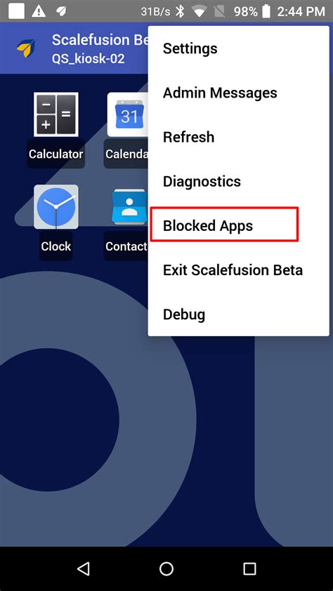 Identifying Blocked Applications On Android Scalefusion Help