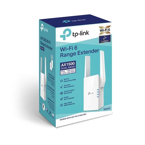 Range Extender Wi Fi Dual Band Gigabit Ax Tp Link Re X
