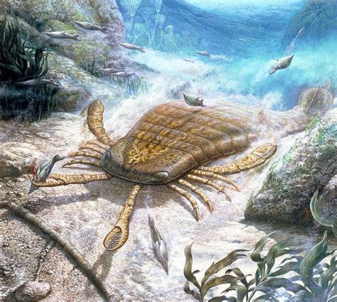 Silurian Period By John Sibbick Prehistoric Animals Prehistoric