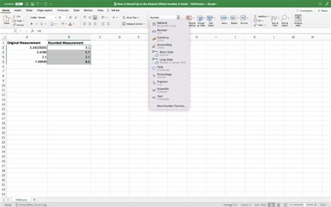 How To Round Up To The Nearest Whole Number In Excel XSheets