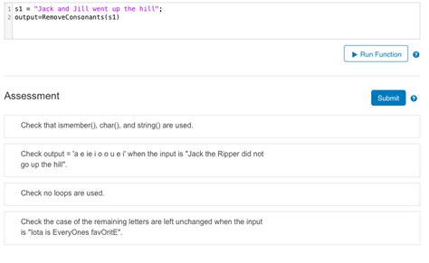 Solved Write A Function Called Removeconsonants Which