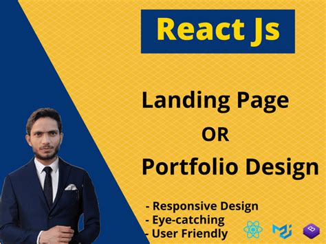 Attractive Landing Page In React Js Upwork