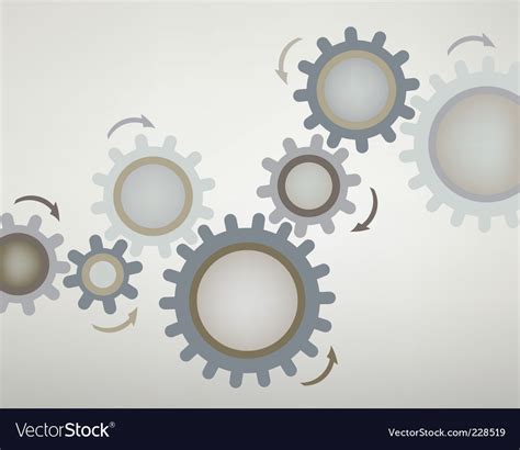 Cogs Royalty Free Vector Image Vectorstock