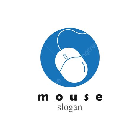Computer Mouse Logo Vector Mouse Device Logo Vector Mouse Device