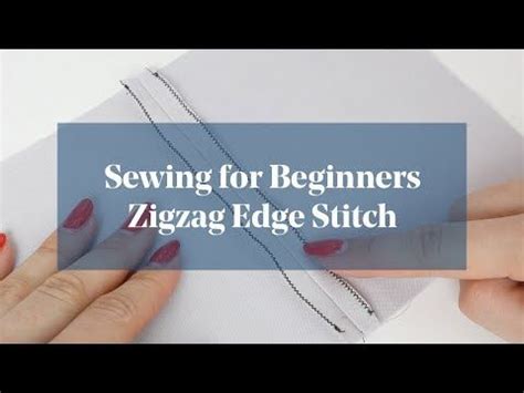 How To Seam Finish With A Zig Zag Google Search Sewing For Beginners Modern Knitting