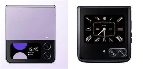 Samsung Galaxy Z Flip4 Vs Motorola Razr Le Match Des Pliables