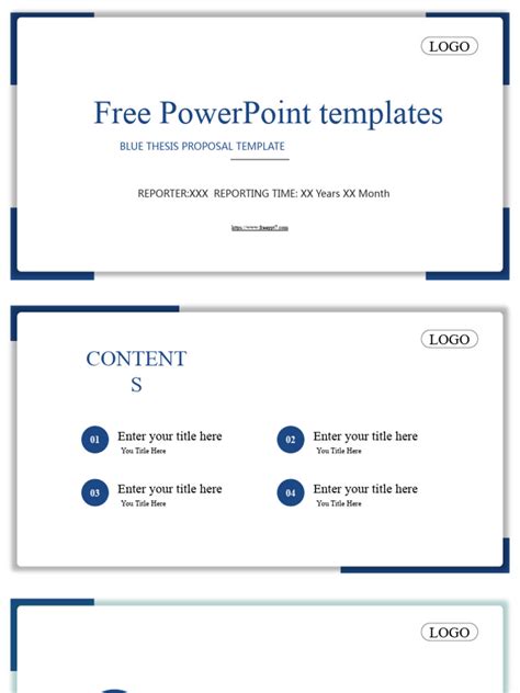 Minimalist Thesis Defense Powerpoint Templates Pdf