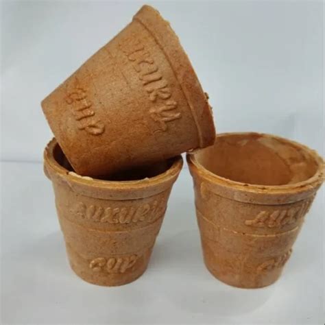 Edible Cup 75ml Biscuit Cup Trader Wholesaler Distributor From Noida