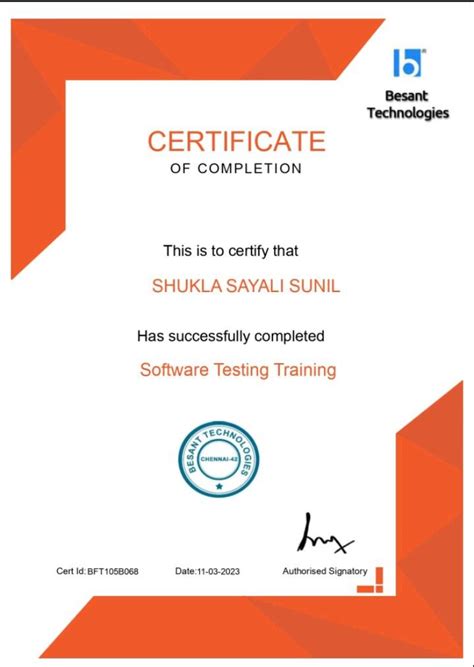 Sayali Shukla On Linkedin Successfullycompleted Softwaretesting Online Training 12 Comments