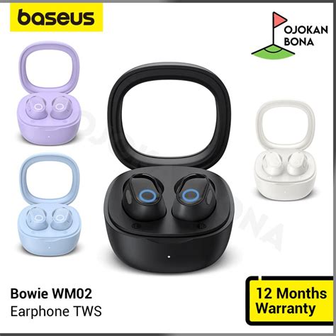 Jual Baseus Wireless Earphones Bowie Wm True Earphones Bluetooth Tws Shopee Indonesia