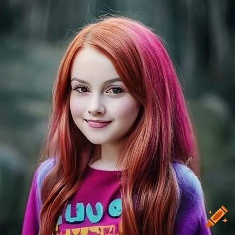 Photorealistic Depiction Of Mabel Pines With Horns On Craiyon