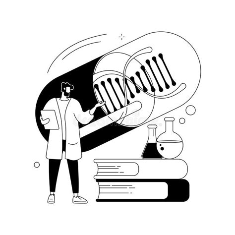 Gene Therapy Abstract Concept Vector Illustration Stock Vector