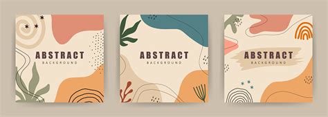 추상 모양 배경 집합입니다 손으로 그려진 다양한 기하학적 개체와 낙서 요소 트렌디한 보헤미안 스타일의 벡터 일러스트 0명에 대한 스톡 벡터 아트 및 기타 이미지 Istock