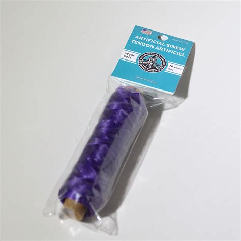 Gudebrod Sinew Bobbin 60ft Purple