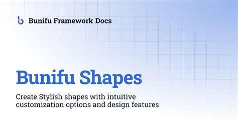 Bunifu Shapes Bunifu Framework Docs