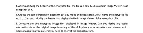 Solved Task 2 Encryption Mode Ecb Vs Cbc The File
