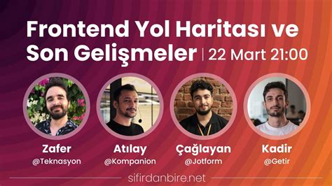 Frontend Yol Haritası Ve Son Gelişmeler Kommunity