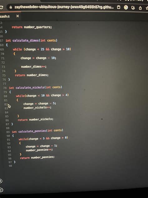 Pset 1 Cash Error Code Works But Getting Error With Check50 Rcs50