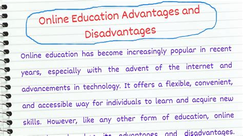 Disadvantages Of Internet In Education