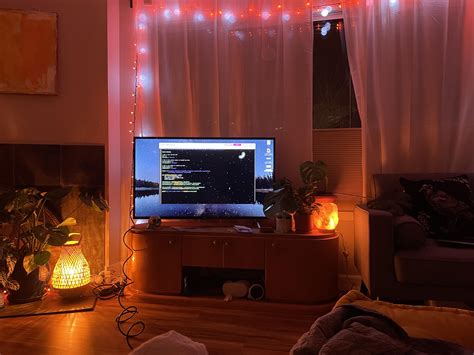 my cozy late night scripting setup