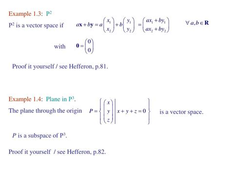 Ppt Chapter Two Vector Spaces Powerpoint Presentation Free Download