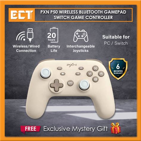 PXN P Wireless Bluetooth Gamepad Switch Game Controller With Vibration And Turbo Function PC