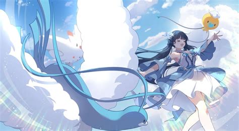 Altaria Drifloon Kitakami Reika And Togekiss Pokemon And More Drawn By Nys Danbooru